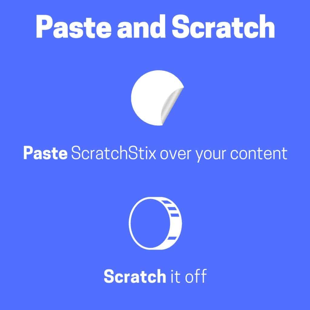 ScratchStix | Large Sheet Scratch Off Stickers - TownStix