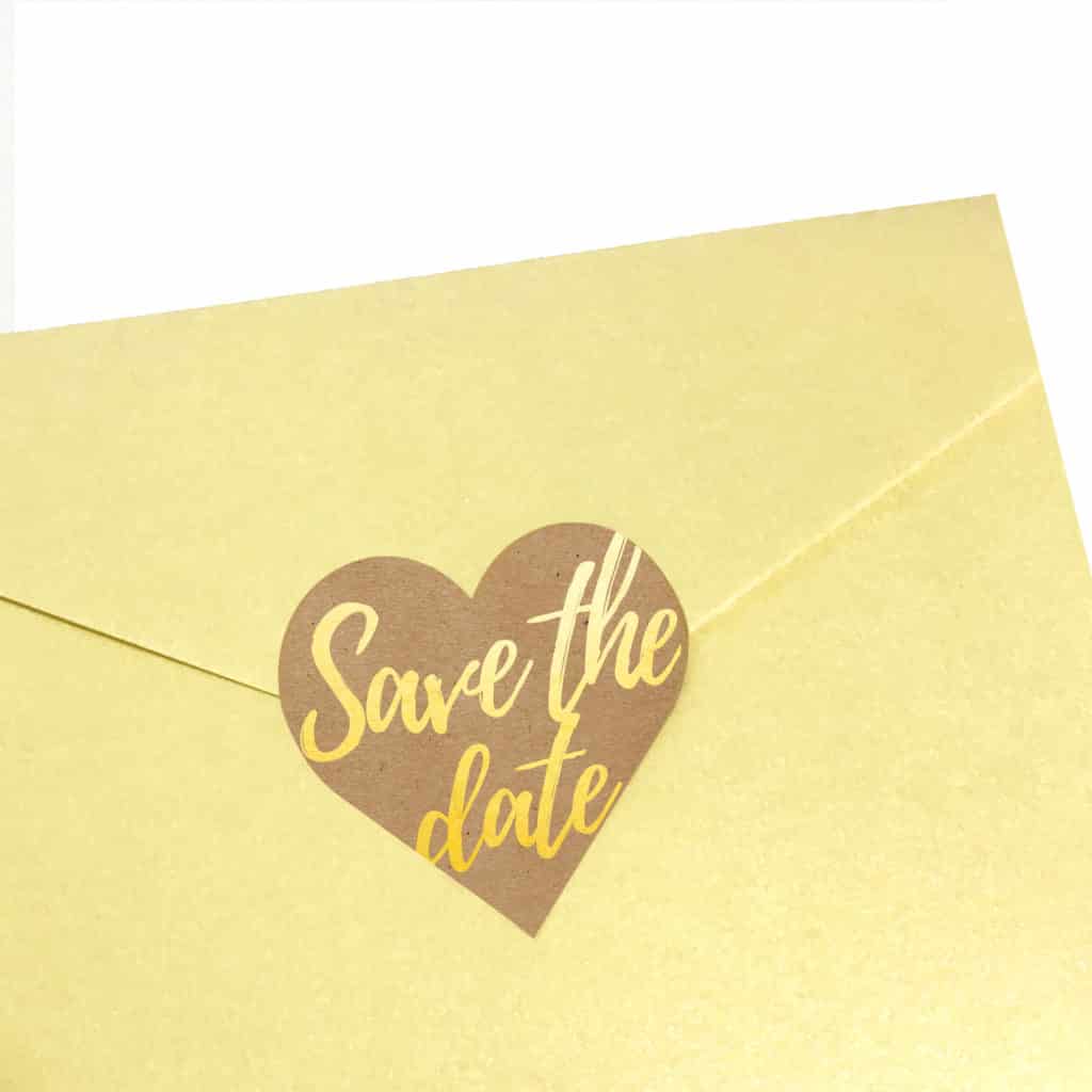 Save The Date Wedding Envelope Seals - TownStix